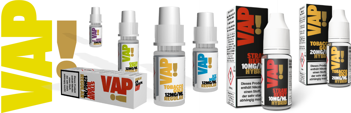 VAP! Liquids | günstige e-Liquids direkt vom Hersteller